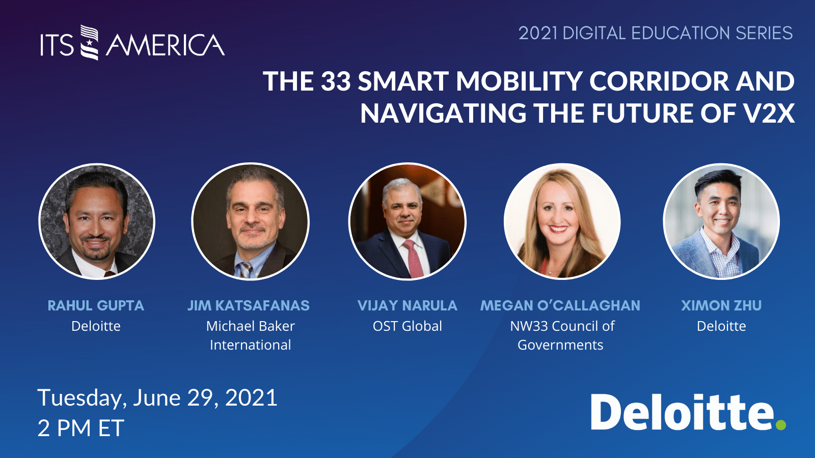 Member Webinar Series: Deloitte – The 33 Smart Mobility Corridor and Navigating the Future of ...